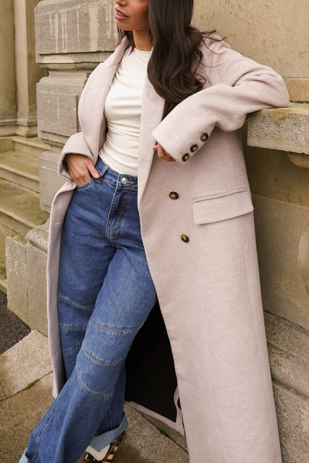 Love Laura Coat In Sand – The Walk in Wardrobe