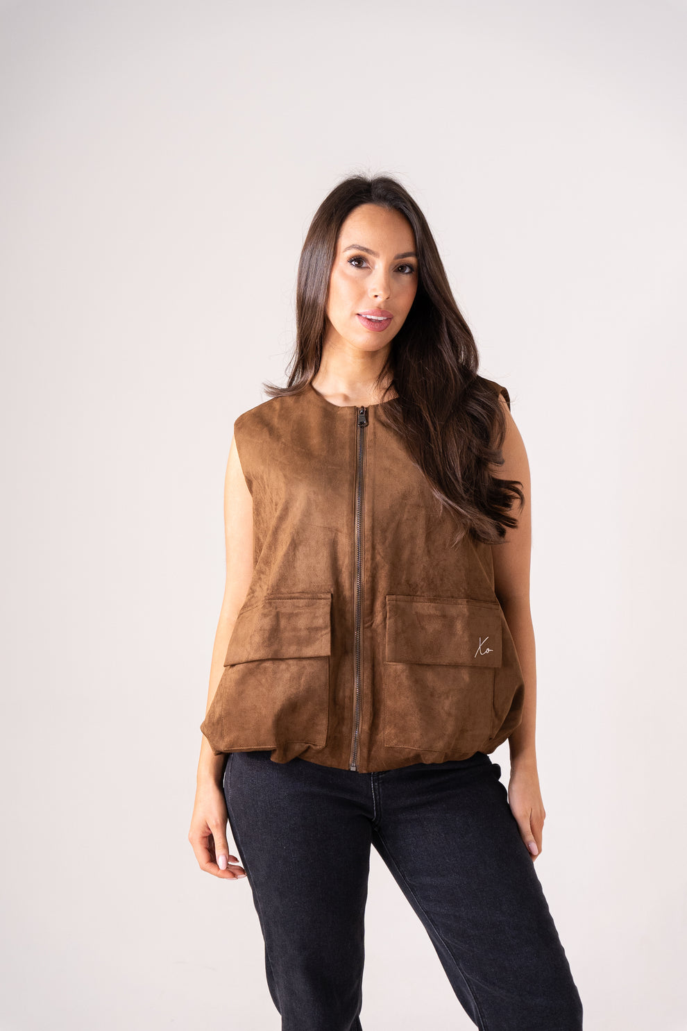 Love Laura Sleeveless Bomber Jacket In Tan – The Walk in Wardrobe