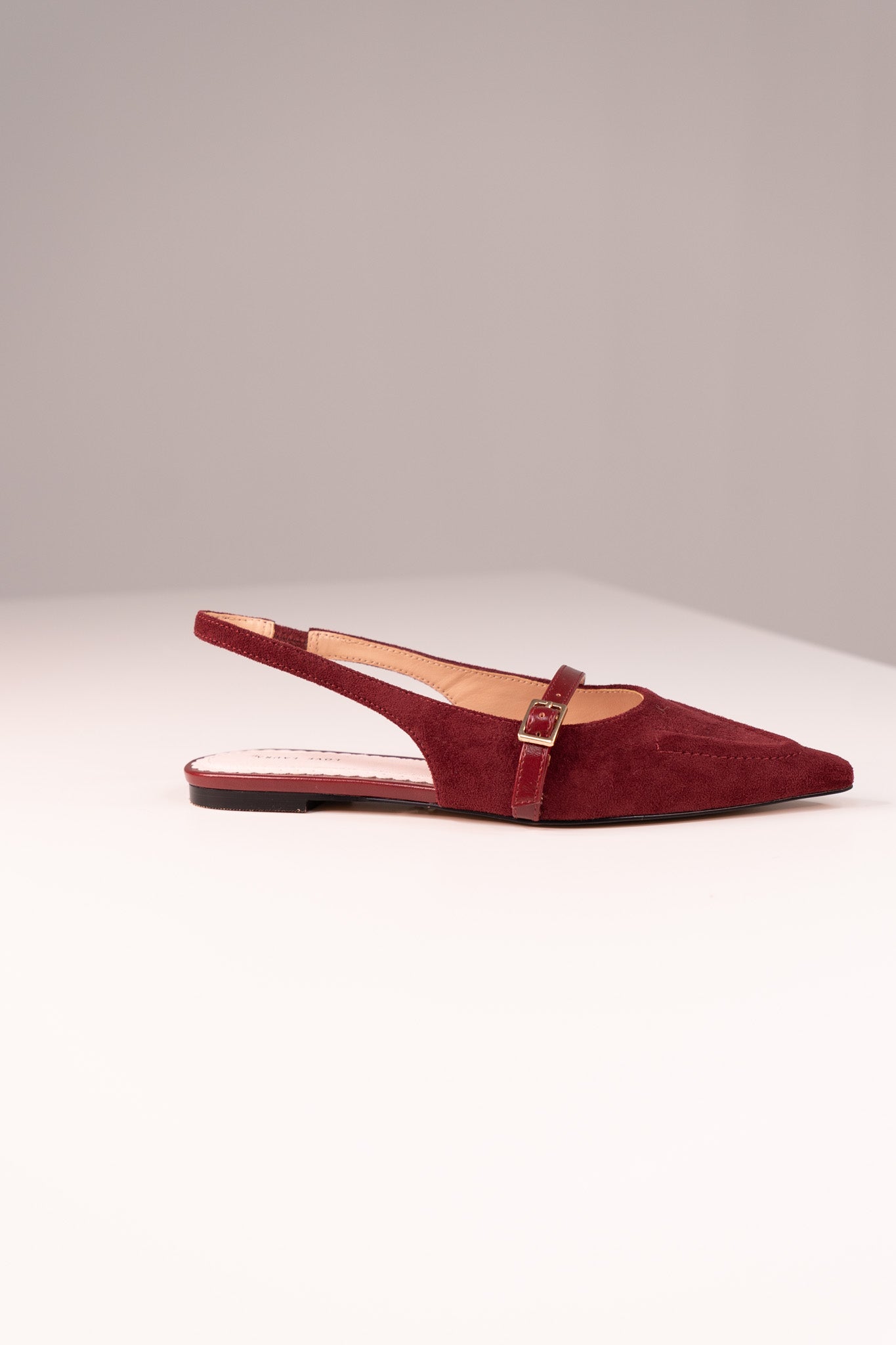 Love Laura Slingback Pump In Burgundy – The Walk in Wardrobe