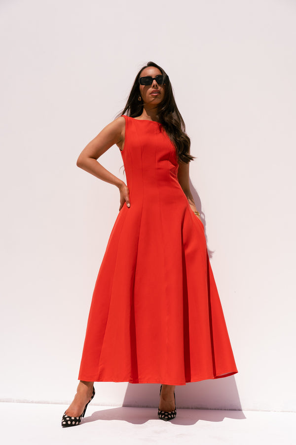 Love Laura Forever Dress In Red – The Walk in Wardrobe